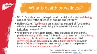 Holistic Health Indicators: From Context to Application | PDF ...