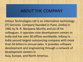 Holistic marketing concept of infosys | PPTX