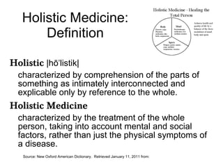 Holistic Medicine: An Introduction | PPT