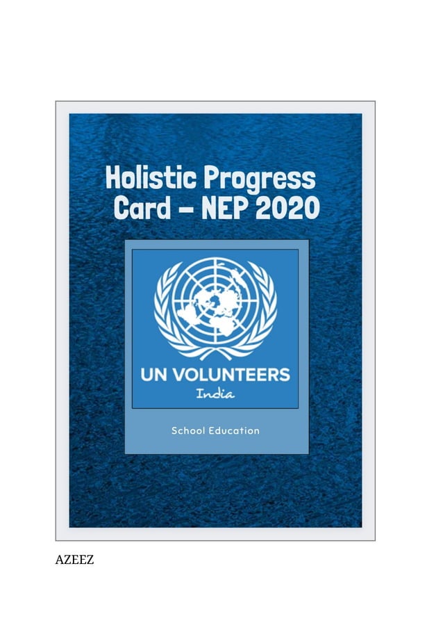 Holistic Report Card for schools.pdf | Educational Assessment | Education