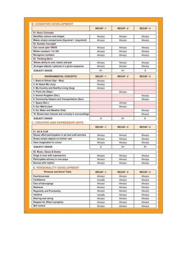 Holistic Report Card for schools.pdf | Educational Assessment | Education