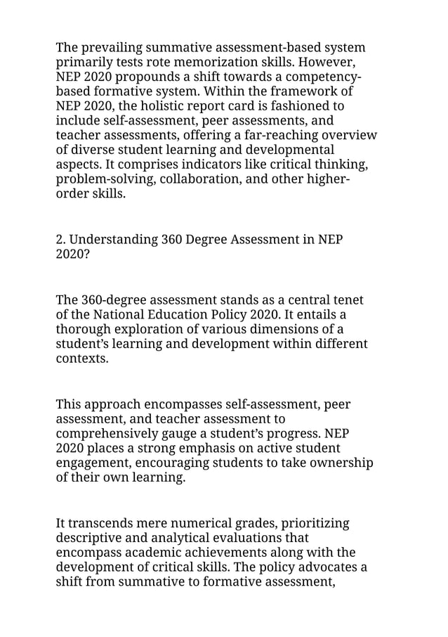 Holistic Report Card for schools.pdf | Educational Assessment | Education
