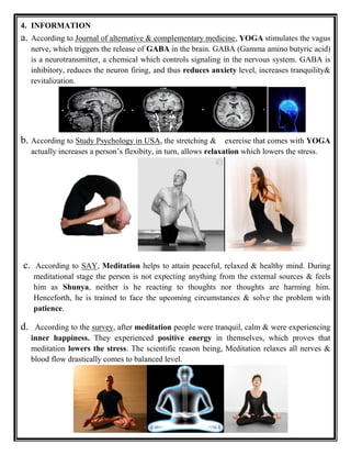 HOLISTIC SCIENCE - SCIENTIFIC STUDY ON YOGA, PRANAYAMA AND MEDITATION | PDF