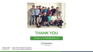 Holistics Data Platform Presentation (final) | PPTX