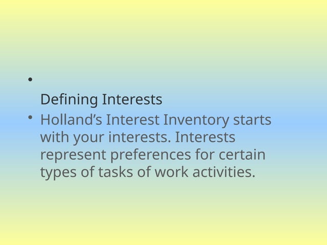 Holland-Personality-Types-BY-Holland-ppt | PPT