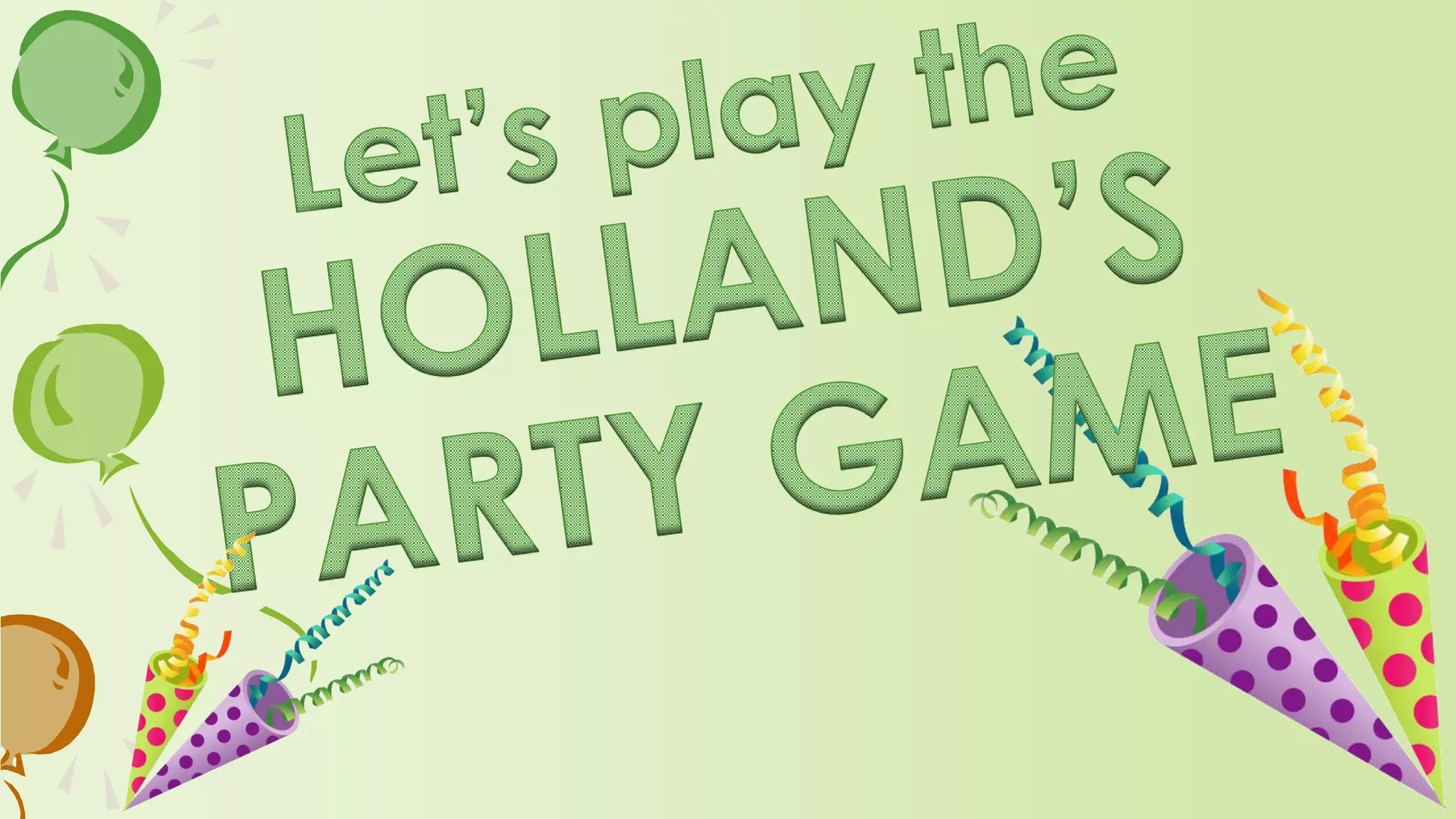Holland Party Game | PPTX