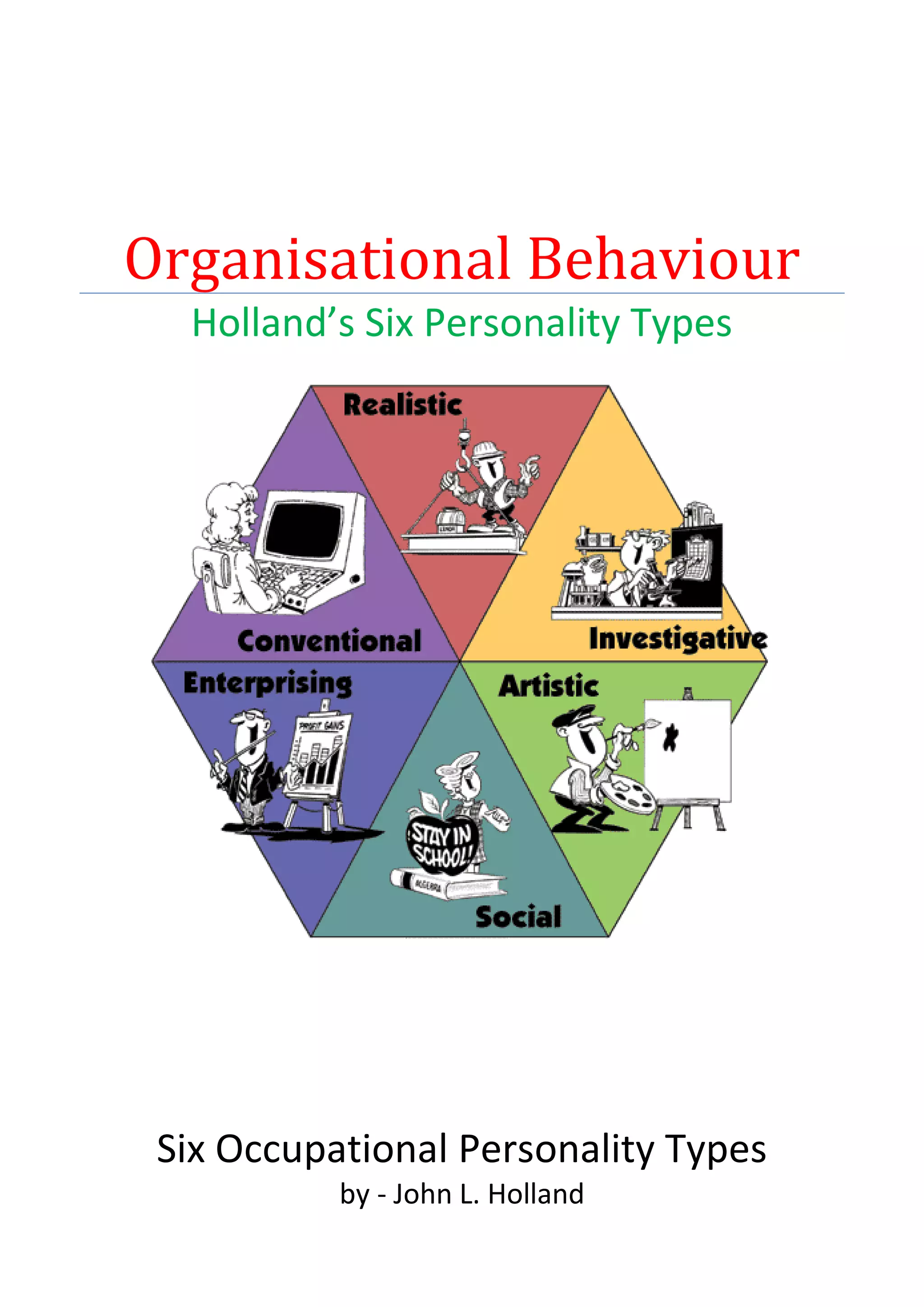 Holland’s six personality types | PDF