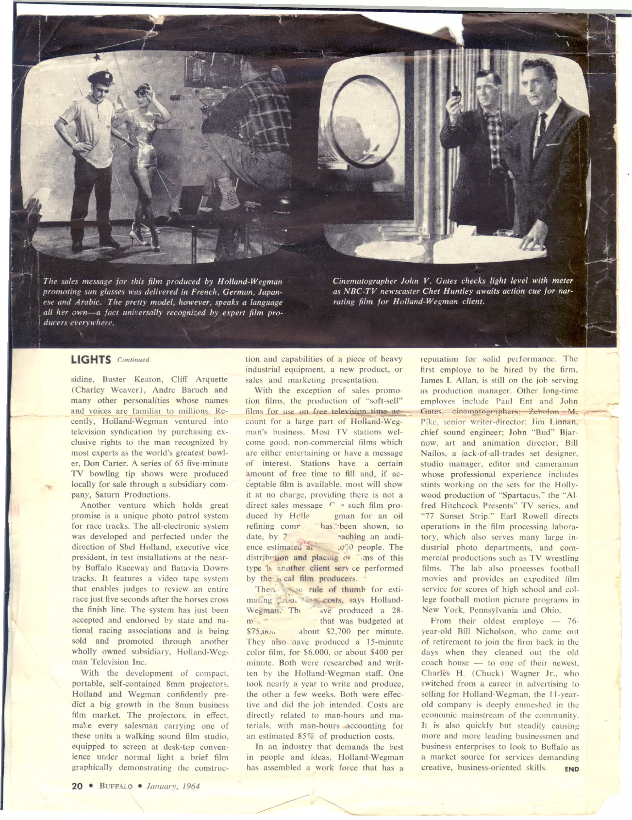 Holland Wegman Productions | PDF