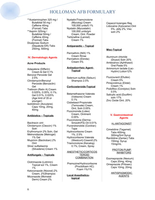 Holloman AFB Formulary | DOC