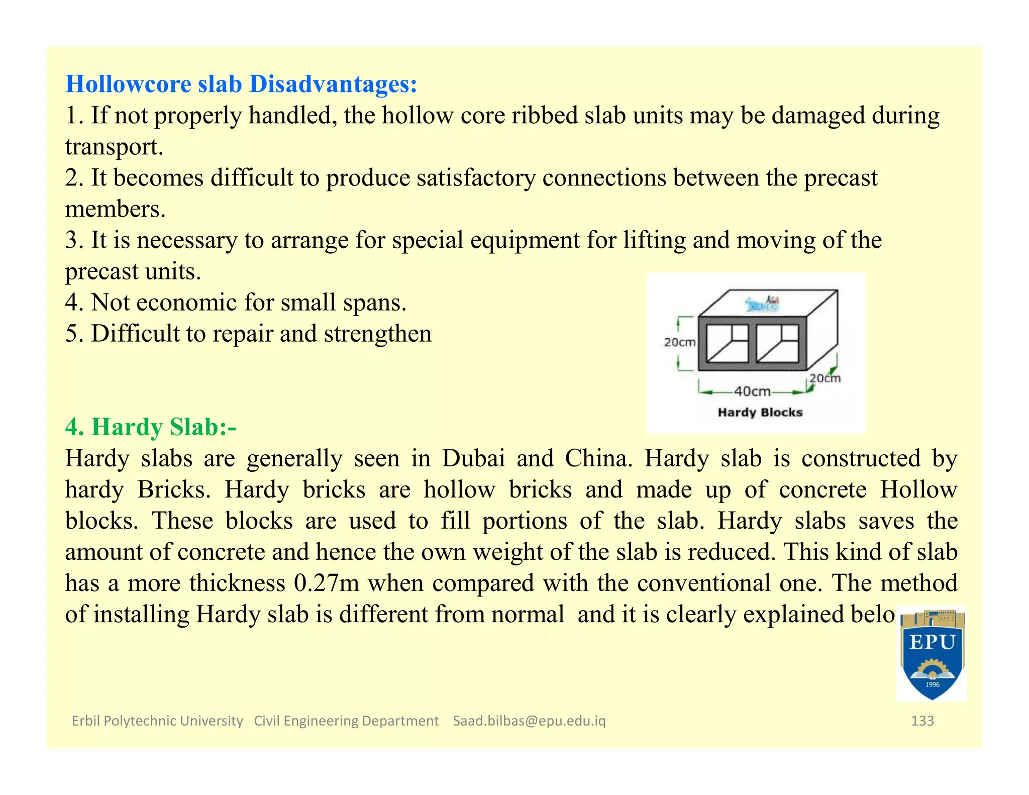 Hollowcore slab | PDF