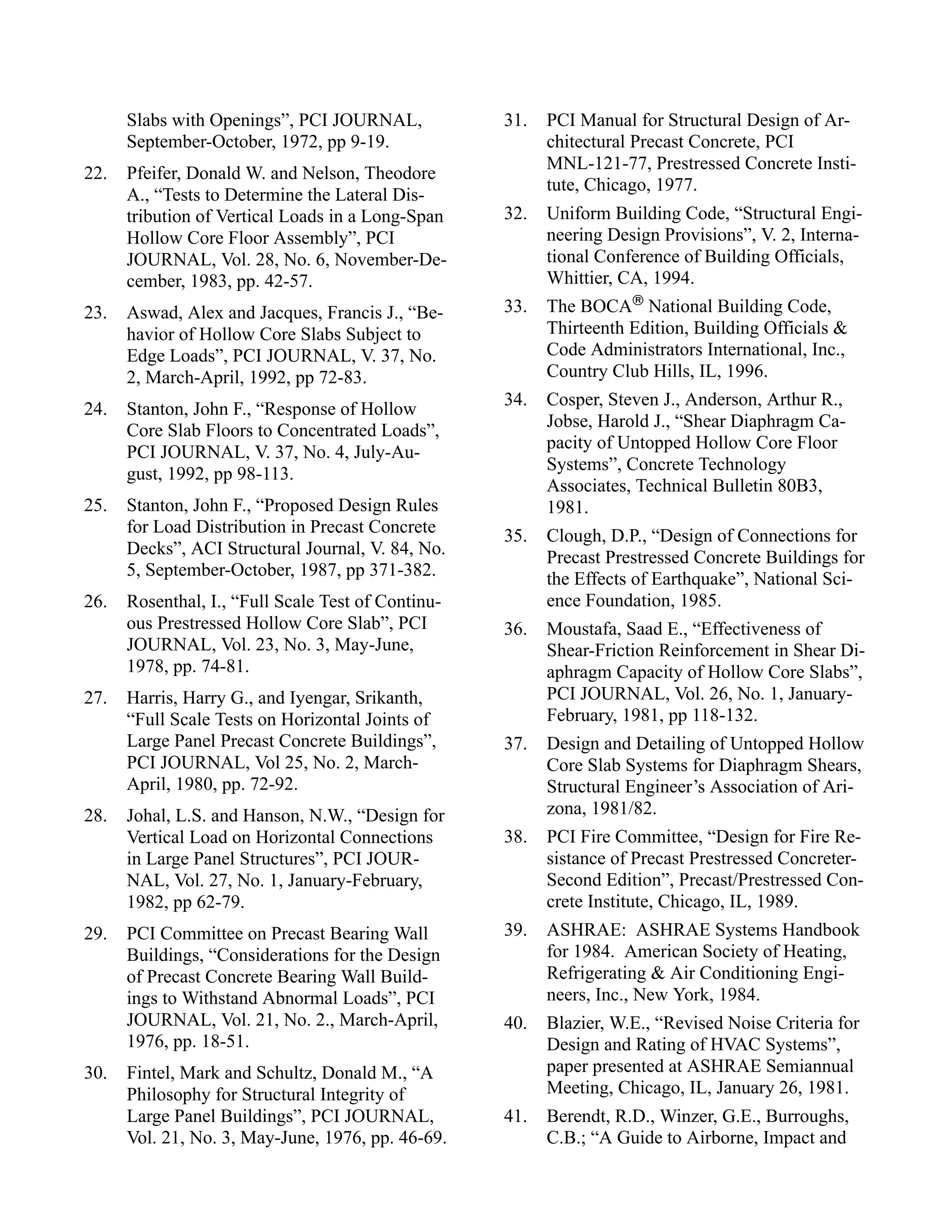 Hollow core slabs | PDF