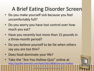 Hollow - Recovering from Eating Disorders | PPT