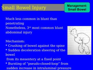 Hollow Viscus Injuries diagnosis & treatment | PPT