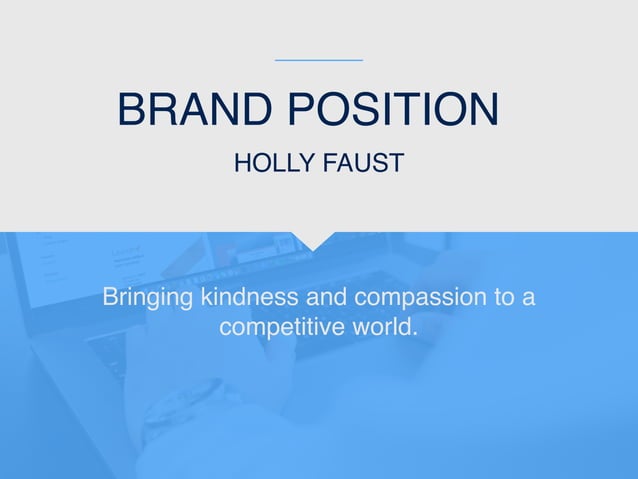 Holly faust personal_brandcanvas | PPT