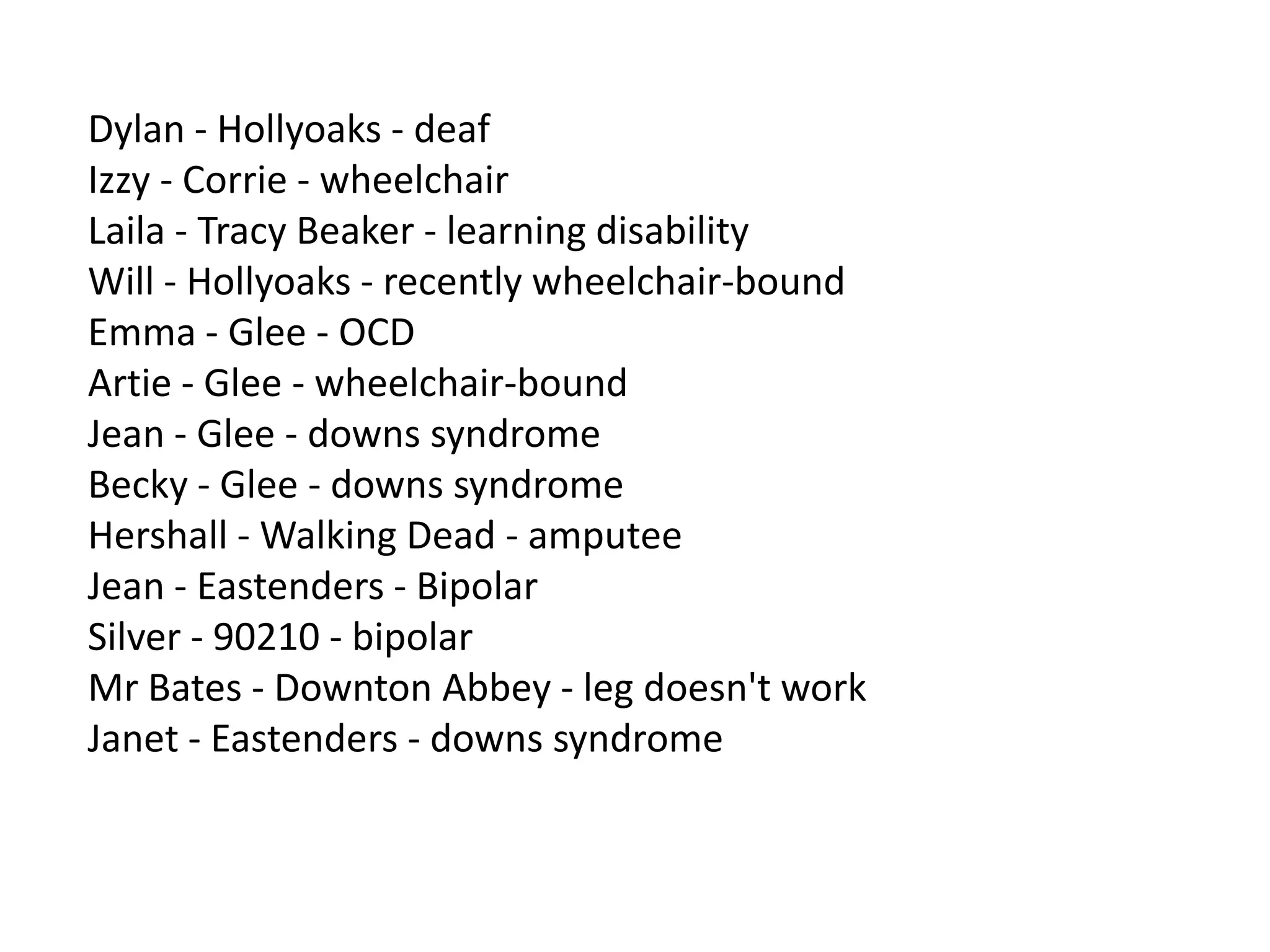 Hollyoaks disability textual analysis pp | PPTX