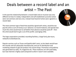 Record labels and Music Production | PPTX | Audio Production | Content ...