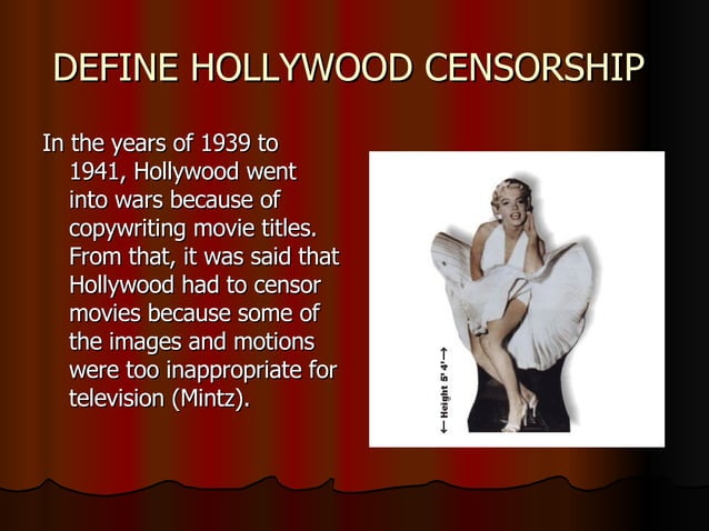 Hollywood Censorship | PPT