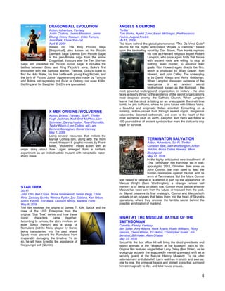 Hollywood Movies 2009 | PDF