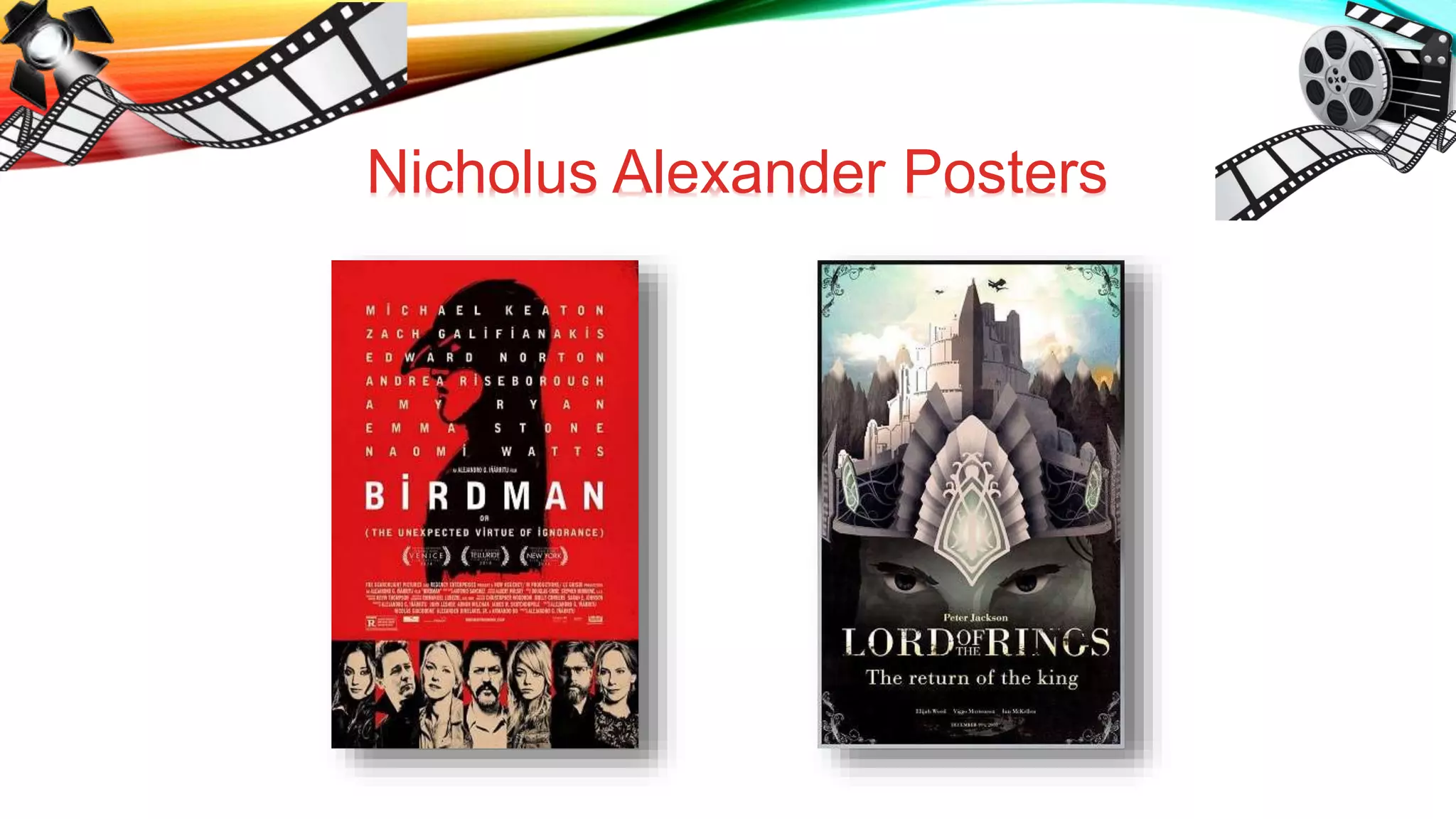 Best Hollywood poster designers | PPTX | Movies | Entertainment