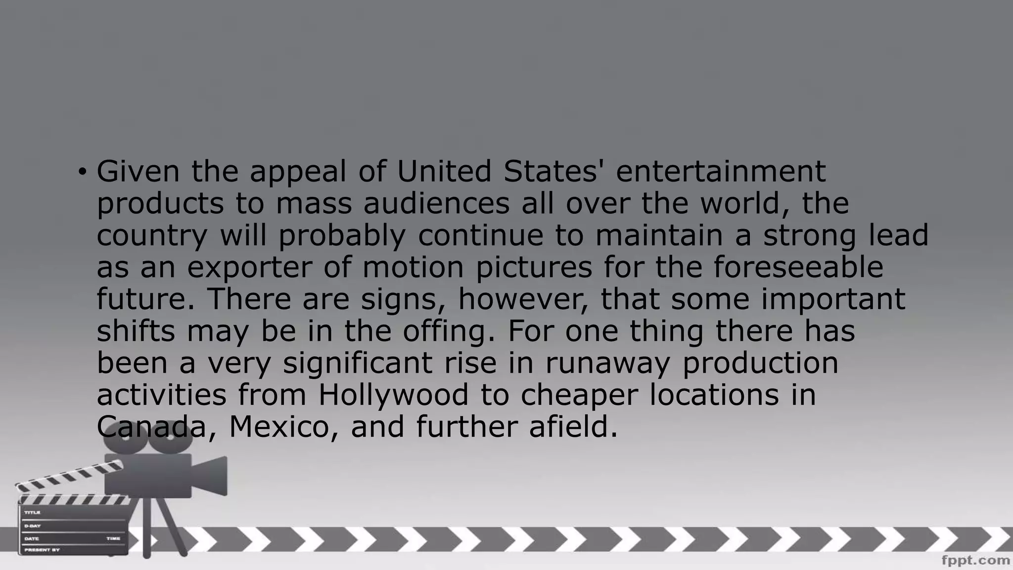 Hollywood and globalization | PPTX