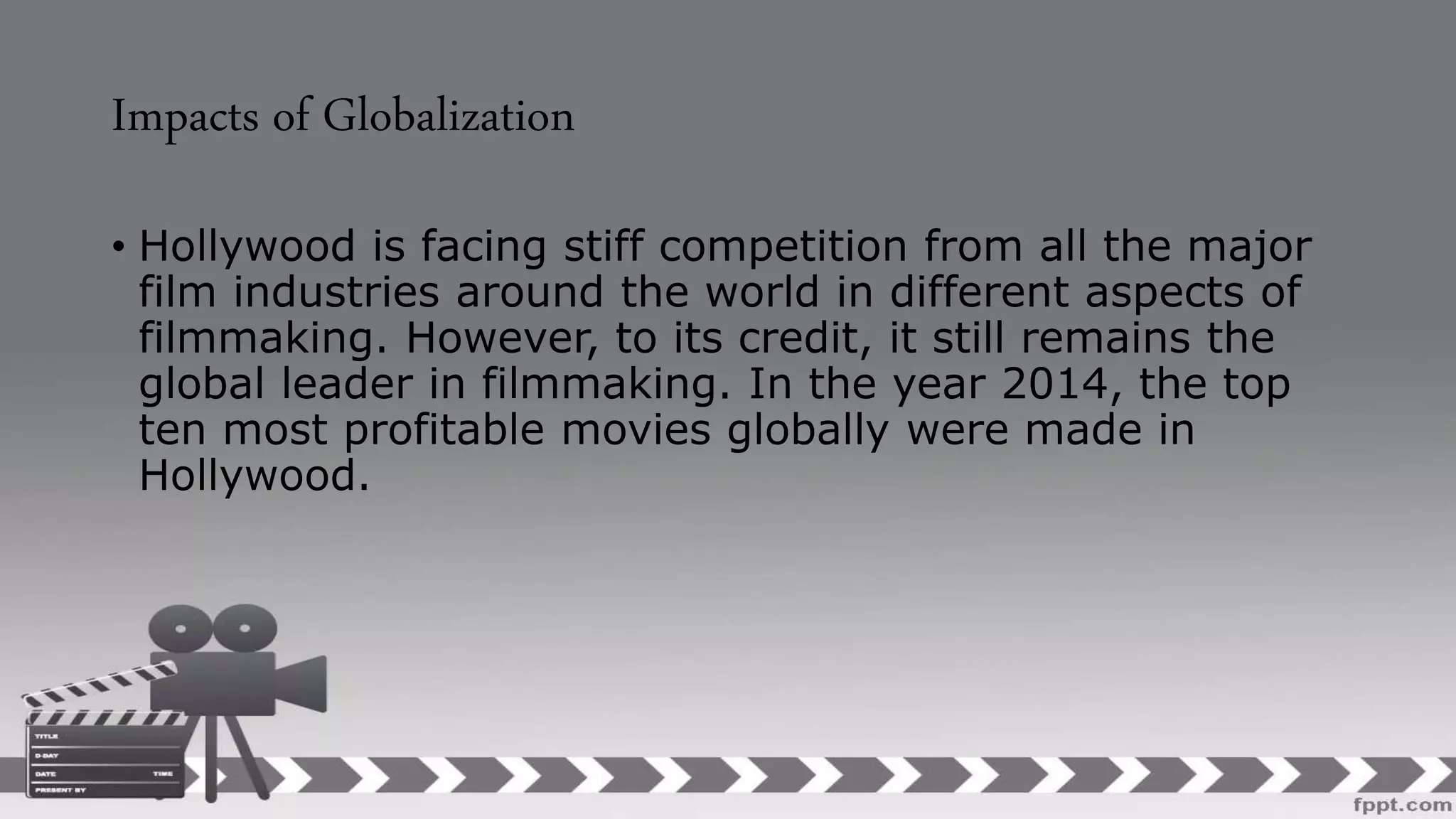 Hollywood and globalization | PPTX