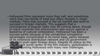 Hollywood and globalization | PPT