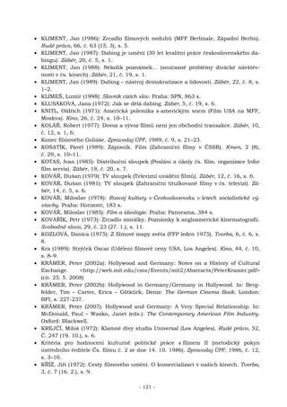 Hollywood a normalizace | PDF