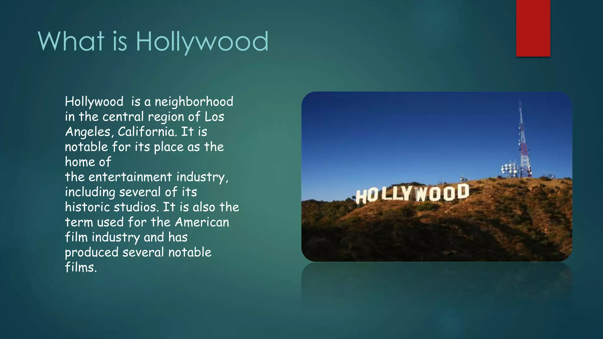 Hollywood research | PPT