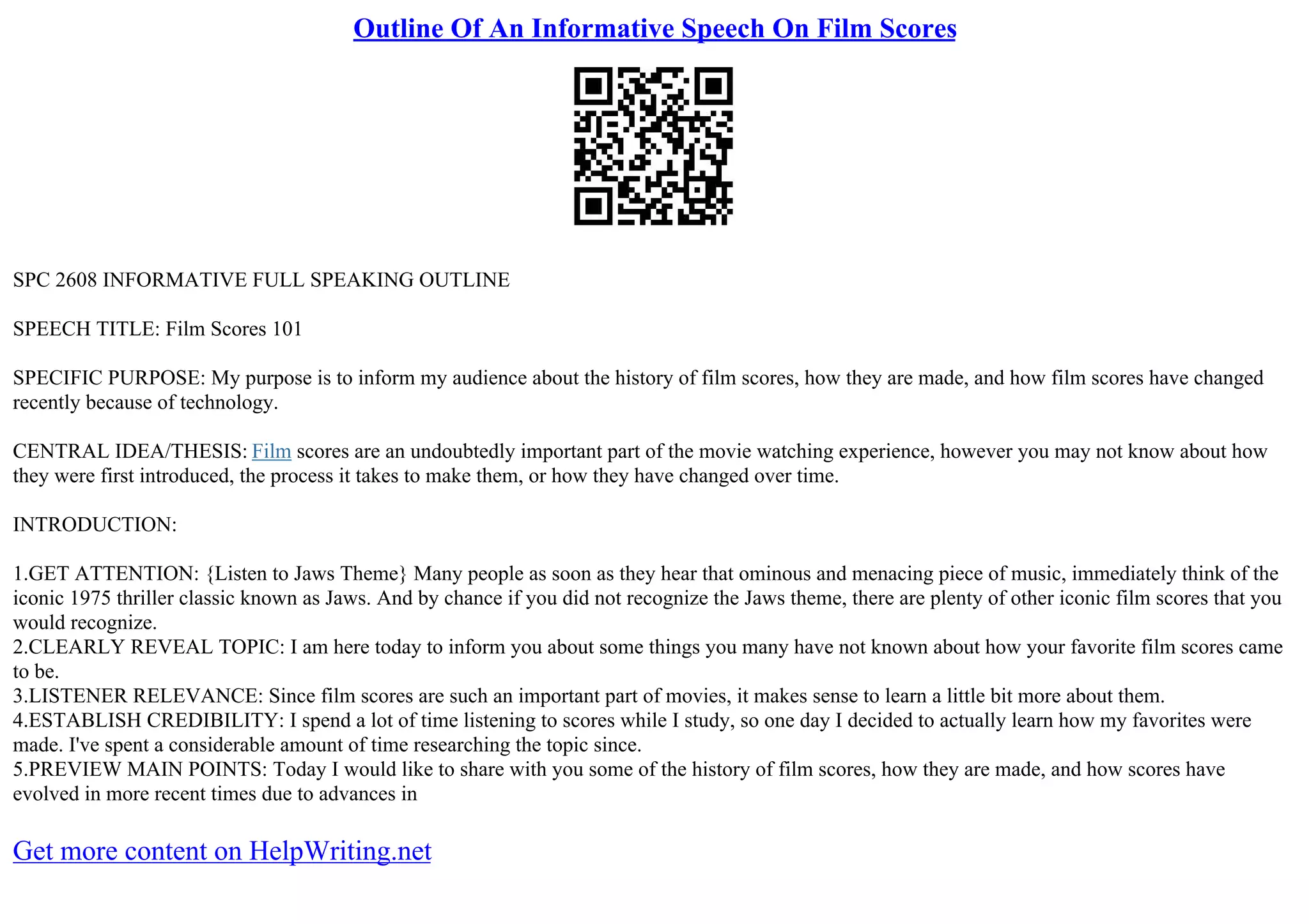 Hollywood Film Analysis | PDF