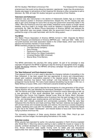 Hollywood film industry | PDF | Video Production | Content Production