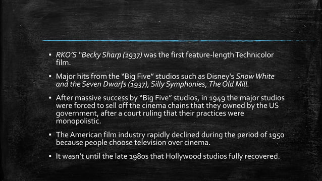 Hollywood Film Industry | PPTX