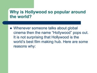 Hollywood industry | PPT