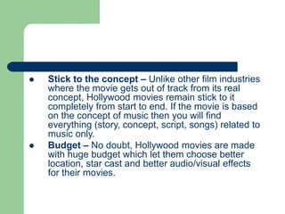 Hollywood industry | PPT