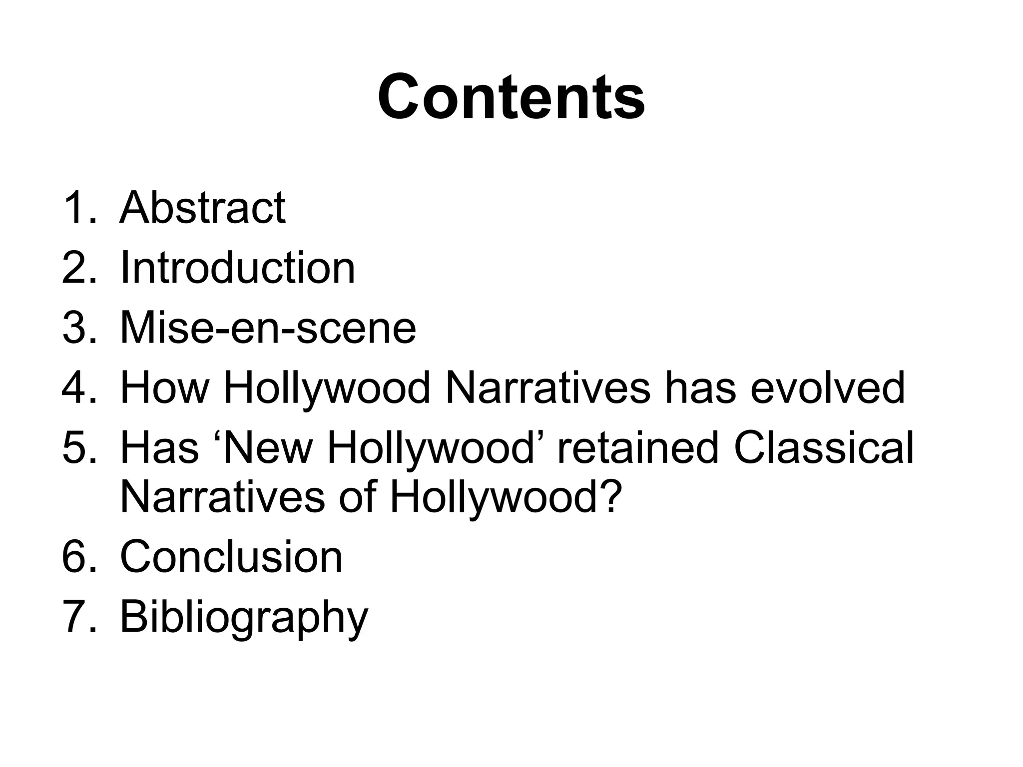 Classical Hollywood Narratives | PPTX