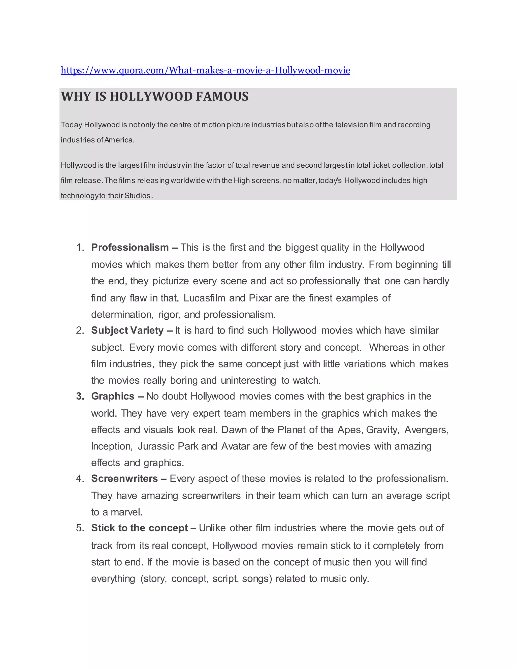 Hollywood research (1) | DOCX