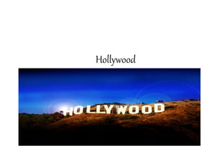 Hollywood slideshow | PPTX