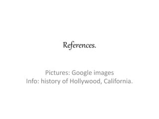 Hollywood slideshow | PPTX | History | Genres