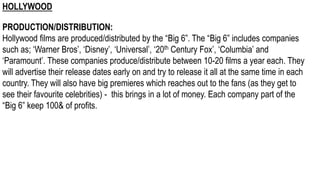 Hollywood vs british film industry | PPTX