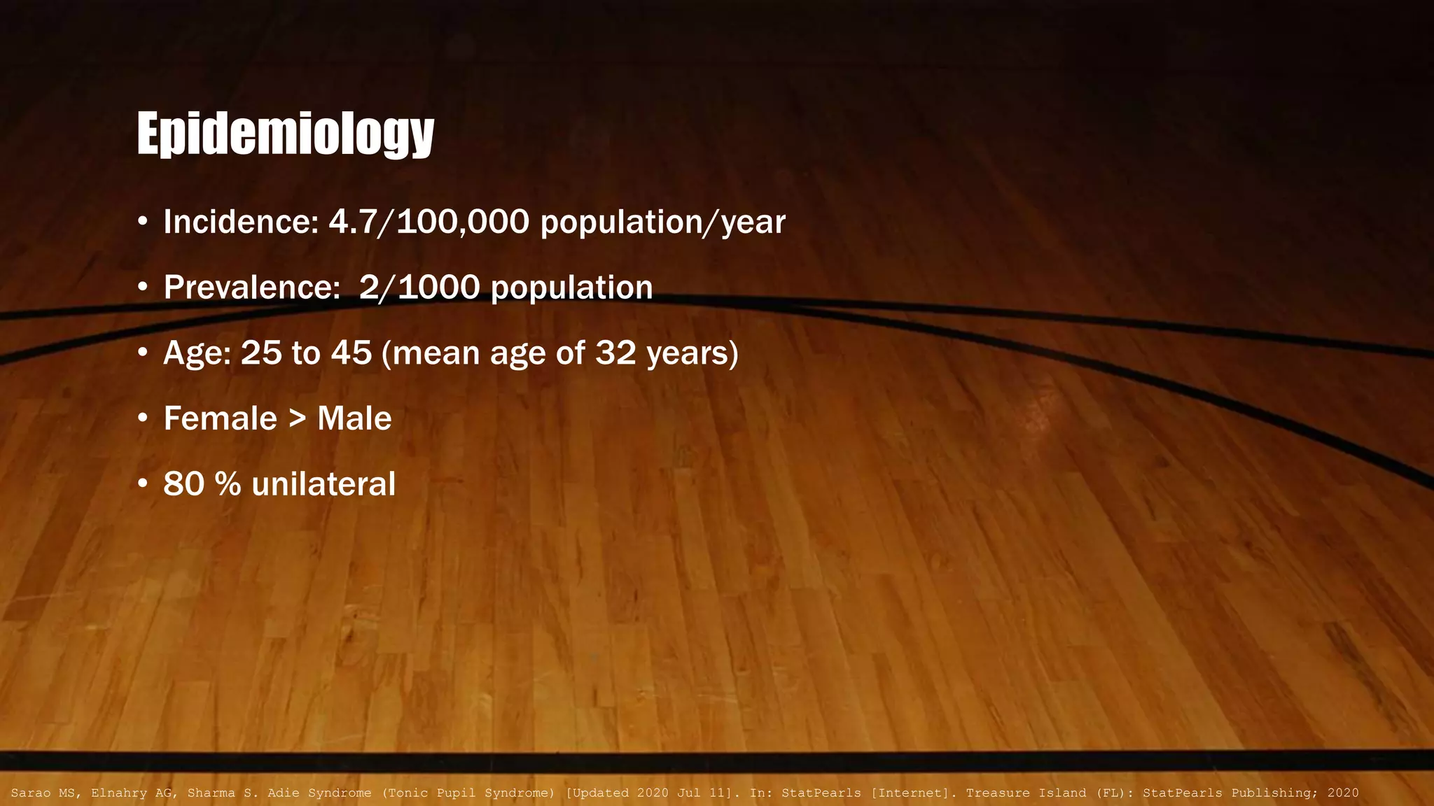 Holmes Adie Syndrome | PPTX
