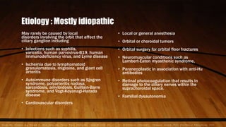 Holmes Adie Syndrome | PPTX