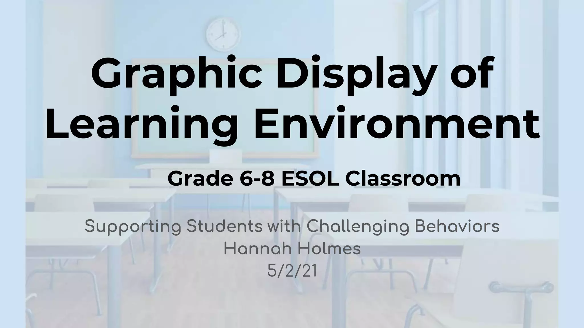 ESOL Learning Environment: Graphic Display | PPT