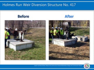 Holmes Run Weir Diversion Structure February 2016 | PPTX
