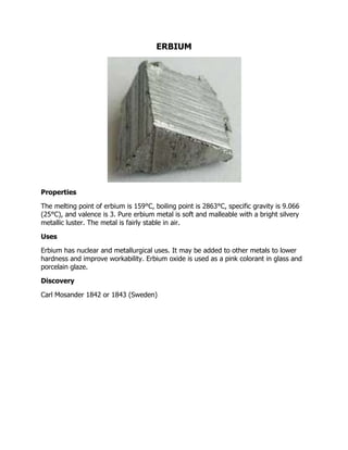Holmium | DOCX