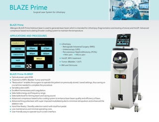 Allengers BLAZE-prime 65W Holmium surgical laser system | PDF