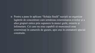 Holocaustul-O tragedie a umanității | PPTX