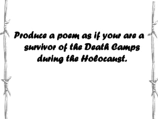 Holocaust Poetry | PPT