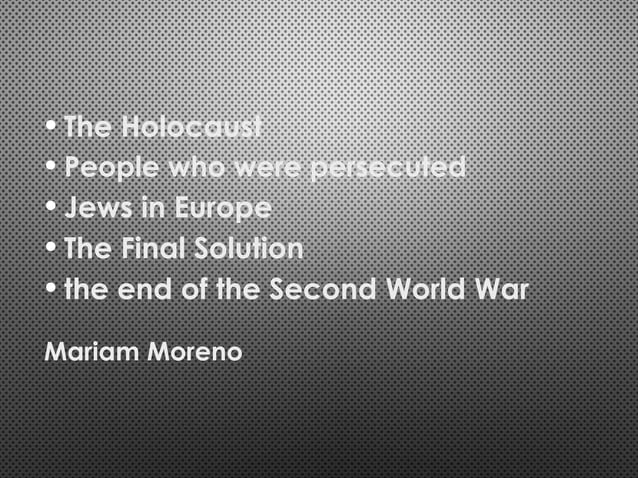 Holocaust | PPT
