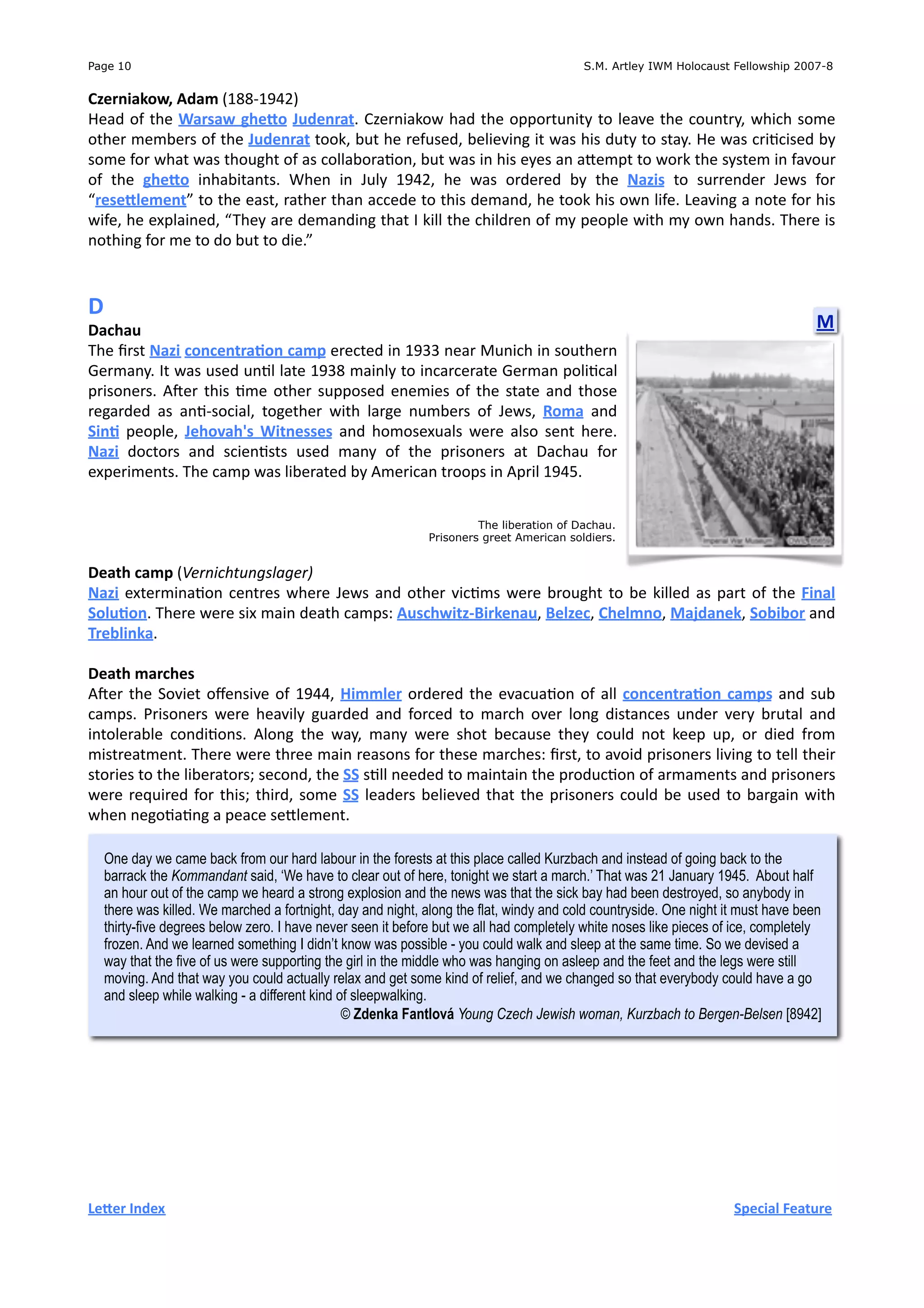 Holocaust Glossary | PDF