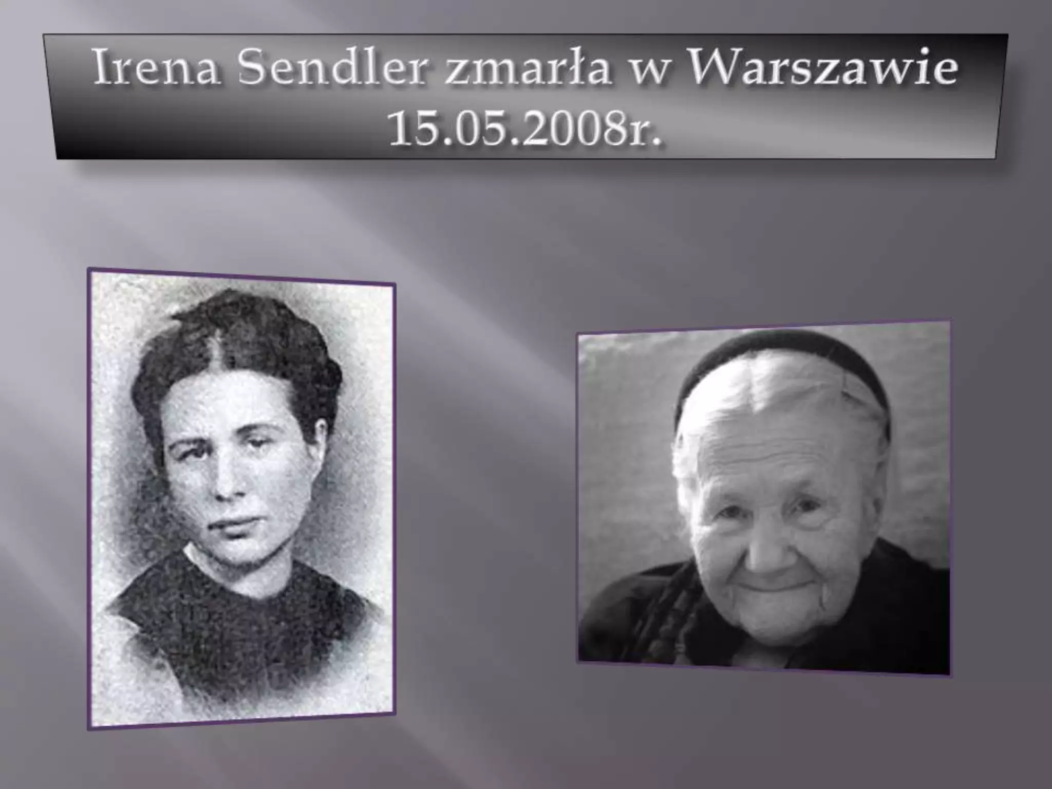Holocaust i Irena Sendler | PPTX