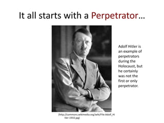 Perpetrator -> Victim -> Bystander | PPT